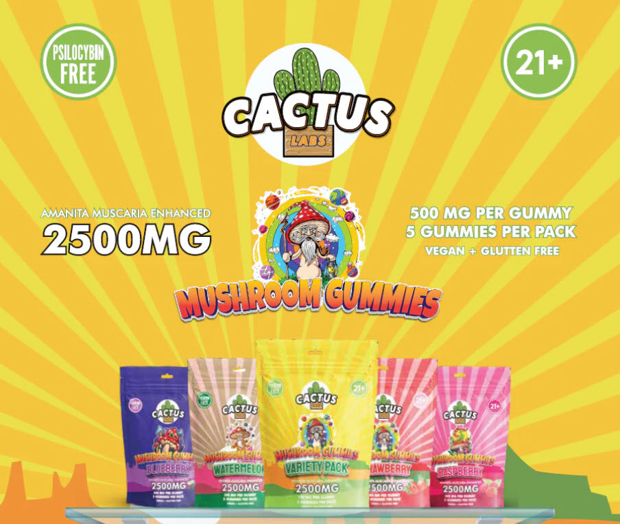 Cactus Labs Mushroom Gummies – Marketplace
