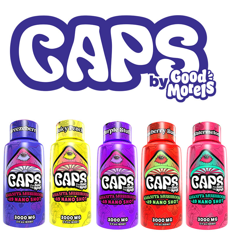 Good Morels Caps Amanita Mushroom + D9 Nano Shot 3000mg – Marketplace