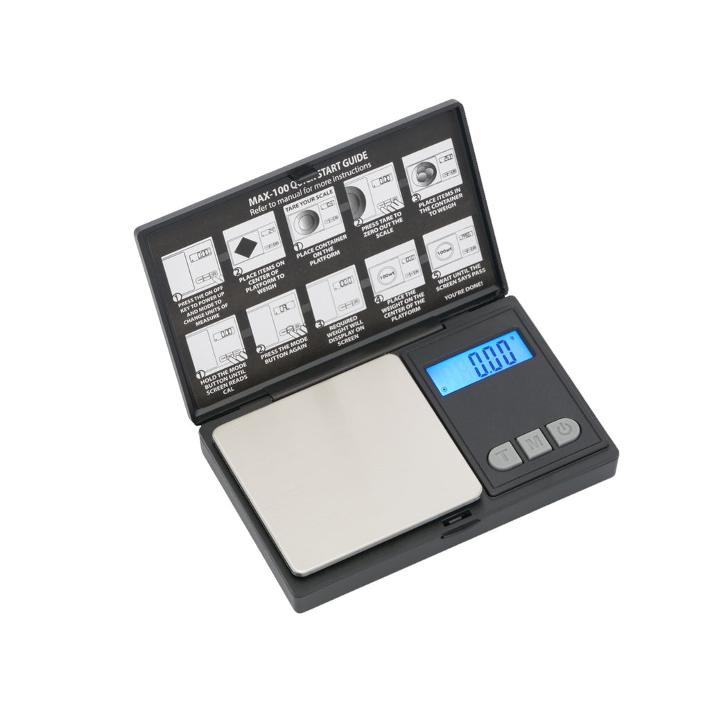 AWS MAX-100 DIGITAL POCKET SCALE, 100G X 0.01G – Marketplace