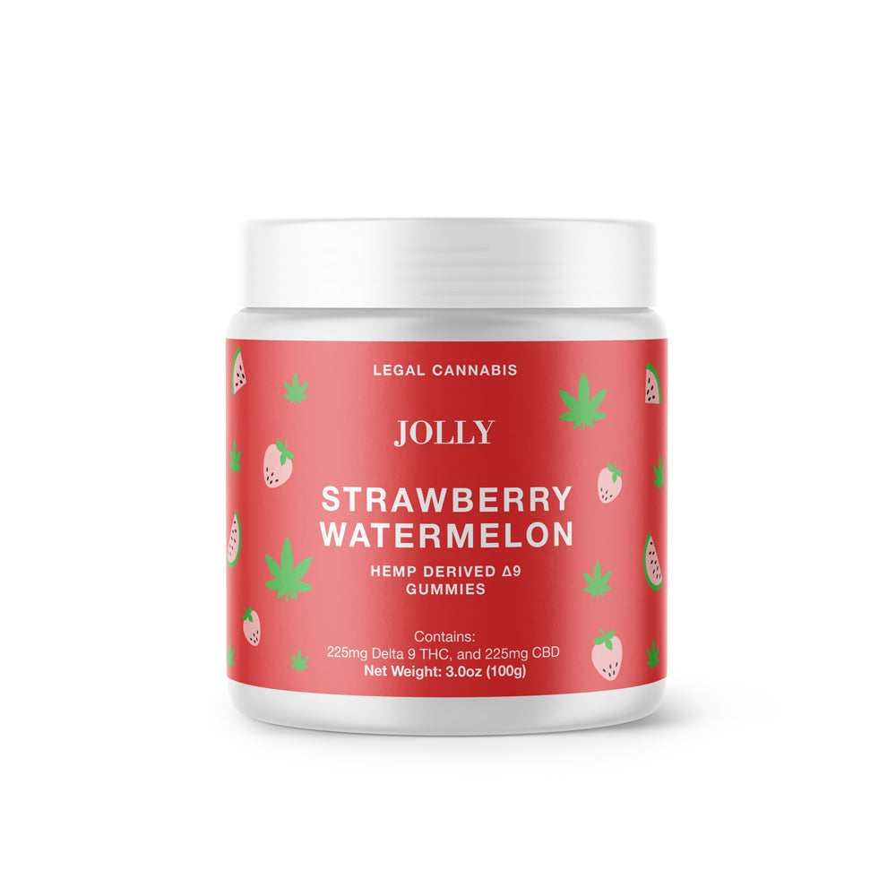 Jolly Cannabis Strawberry Watermelon Delta 9 THC/CBD Gummies – Marketplace