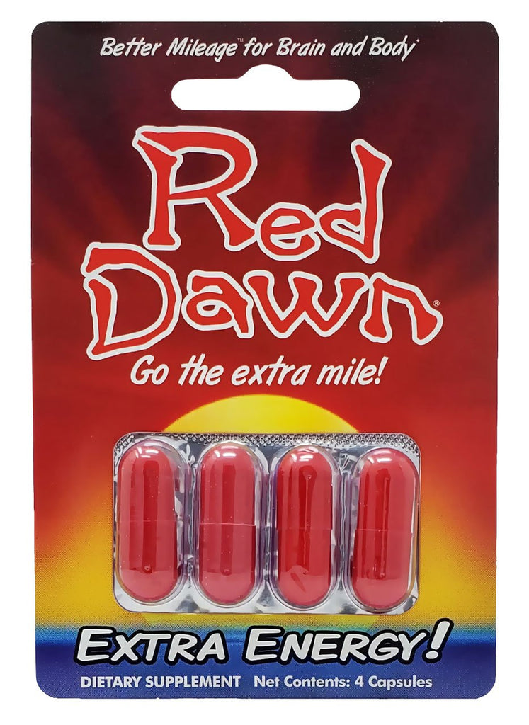 Red Dawn Extra Mile Capsules - Extra Mood Enhancement! Extra Energy ...