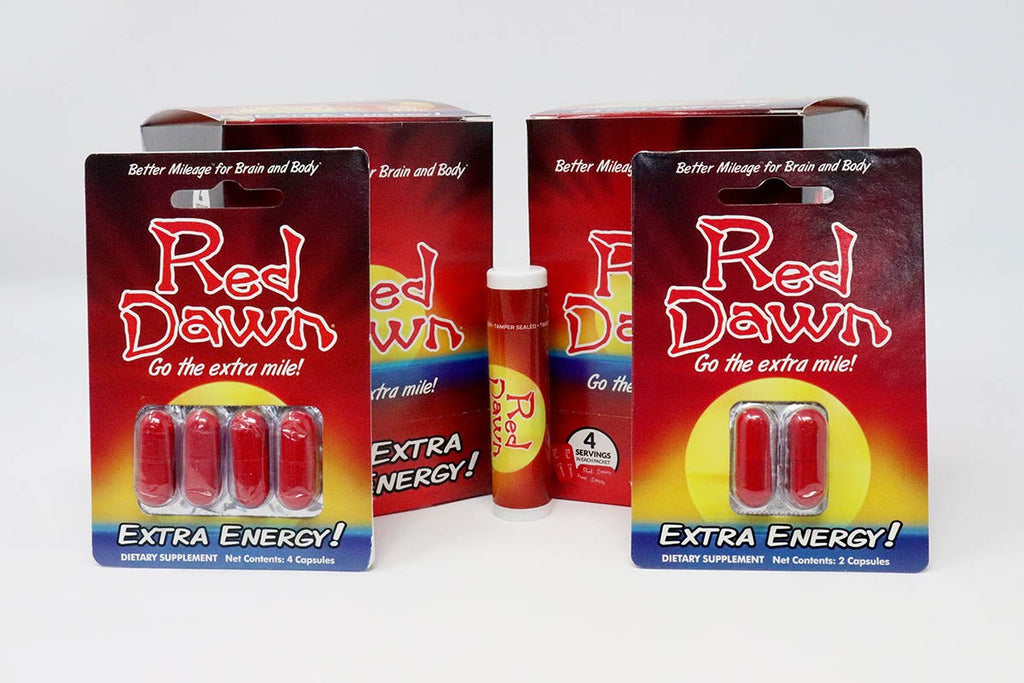 Red Dawn Extra Mile Capsules - Extra Mood Enhancement! Extra Energy ...